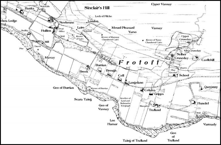 Frotoft Map - Rousay Remembered