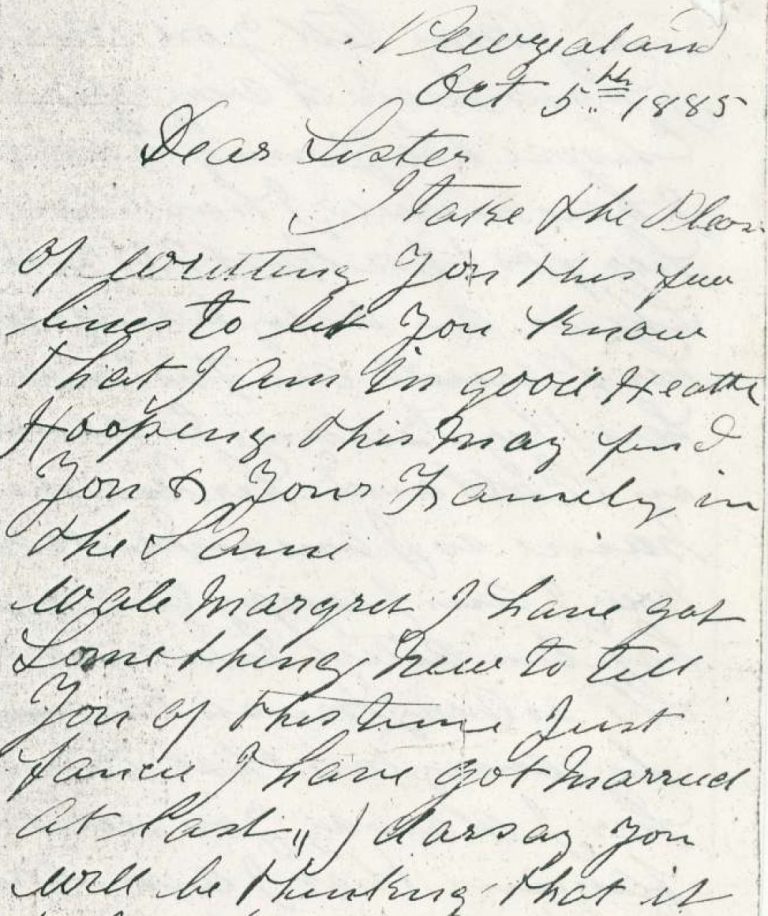 Collection of 19th Century letters - Rousay Remembered