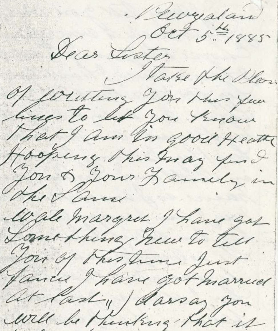 Collection of 19th Century letters - Rousay Remembered