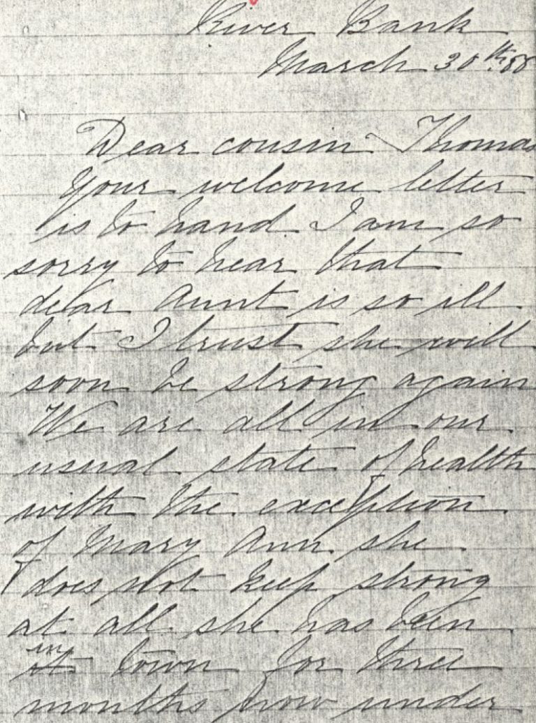 Collection of 19th Century letters - Rousay Remembered